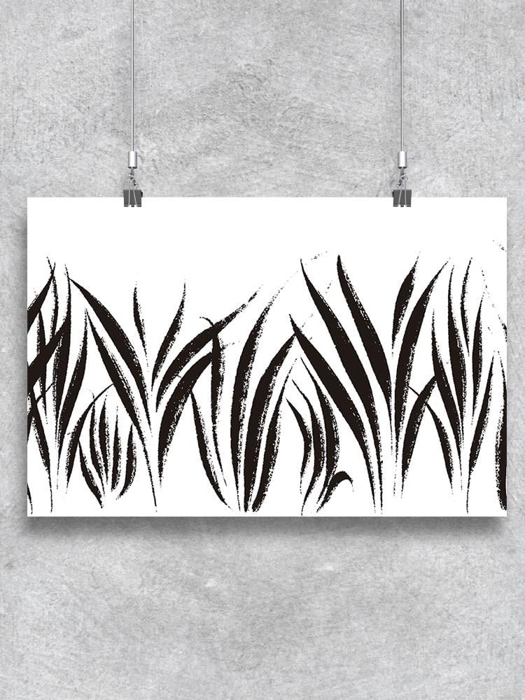 Black Ink Plants Poster -Image by Shutterstock - Walmart.com