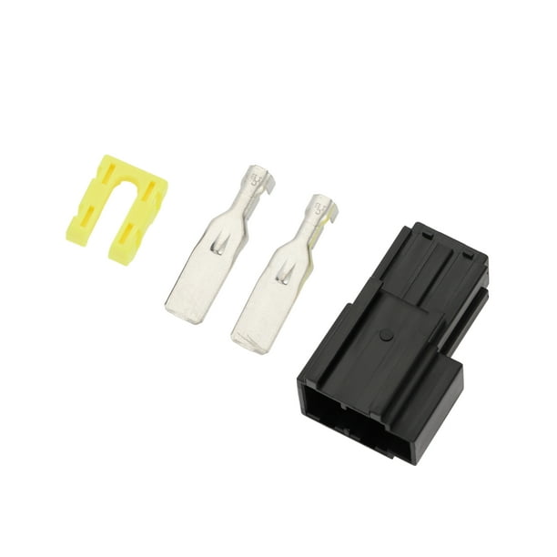 Conector de enchufe de socket de arnés de cable de 2 pines hembra para ...