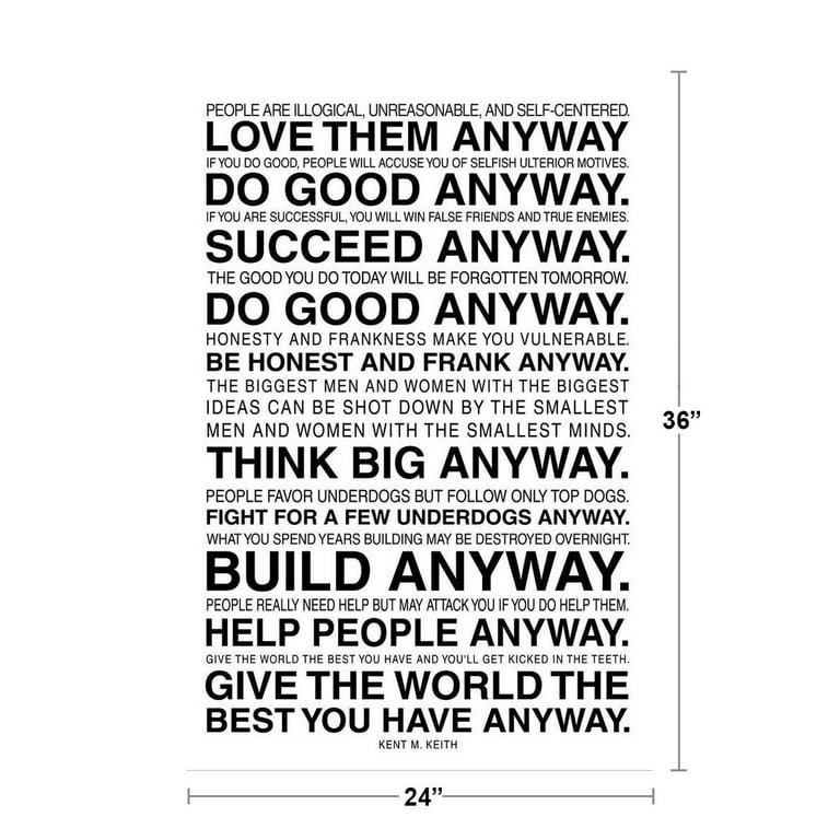 Paradoxical Commandments