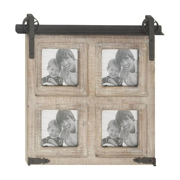DecMode 4-Opening 4" x 6" Multi Colored Scroll Wall Photo Frame ...