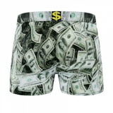 Crazy Boxer Cash Money Print Boxer Briefs-Small - Walmart.com