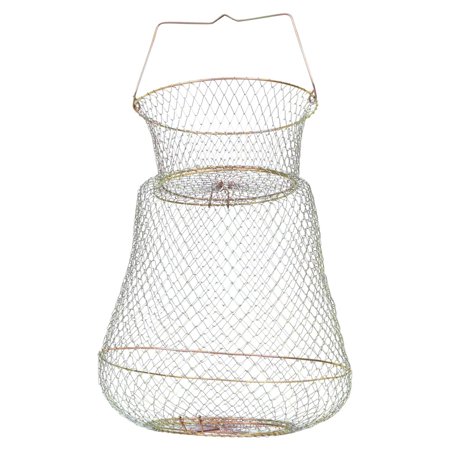 Metal Net Fish Basket Steel Wire Fishing Cages Fish Protection Cage ...