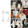 Butterfly Fringe Shape Chinese Cheongsam Knot Button Closure Ribbon ...