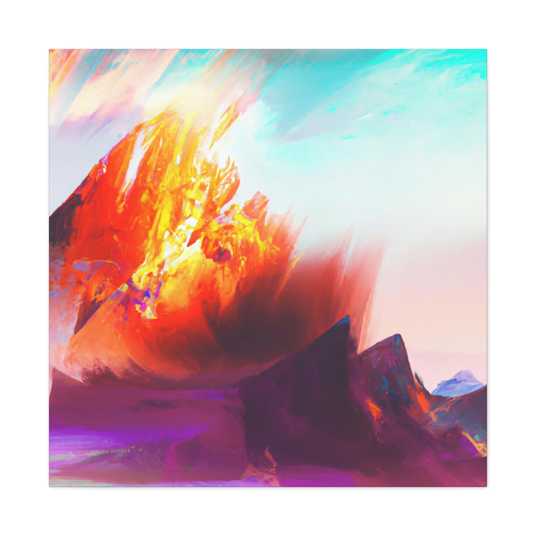 Mountain Majesty Splendor - Canvas - Walmart.com