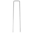 U Shaped Garden Stakes With Washers, Galvanized Steel Landscape Pins ...