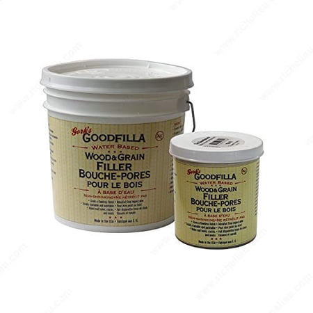 Water-Based Wood & Grain Filler - Red Oak - 1 Gallon by Goodfilla ...
