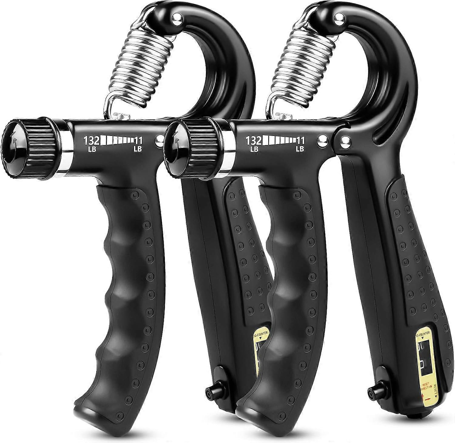 Hand Grip Strengthener, 2 Pack Grip Strength Trainer with Adjustable ...