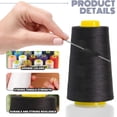 All-Purpose Polyester Sewing Thread - 4-Pack (12,000 Yards Total ...