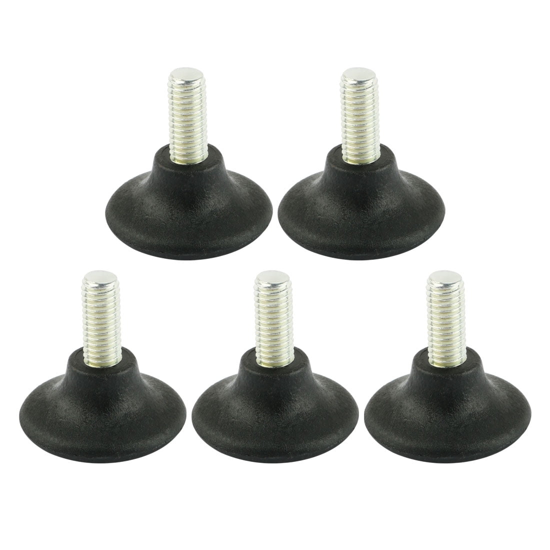 Unique Bargains Unique Bargains 5 Pcs Metal Threaded Rod Round Plastic ...