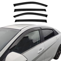 Window Visor Vent Rain Guard Deflector for Kia Forte 2014-2018 Smoke 4 ...