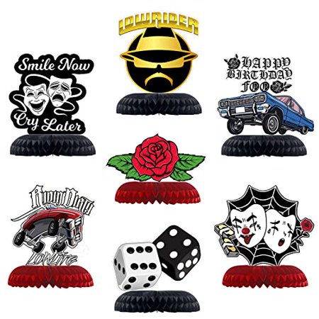7 PcS cholo Lowrider Birthday Party Supplies, Early 2000s Party ...