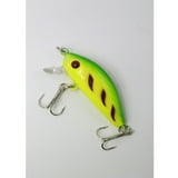 Wildlife Lures 2" inch Wobbler Hard Fishing Lure Bait (Red Eye Tiger ...
