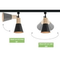 KAYYELAMP 3-Pack H System Adjustable Titl Angle Track Lighting Full ...
