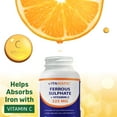 (2 pack) Vitamatic Ferrous Sulphate 325 mg + Vitamin C 100 mg - (65 mg ...