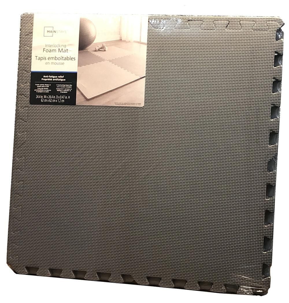 Mainstays Interlocking Foam Mat, Wood interlocking foam mat - Walmart.ca