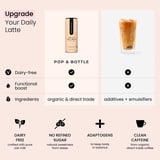 Pop & Bottle Quick Cold Original Mocha Oat Milk Latte + Adaptogens ...