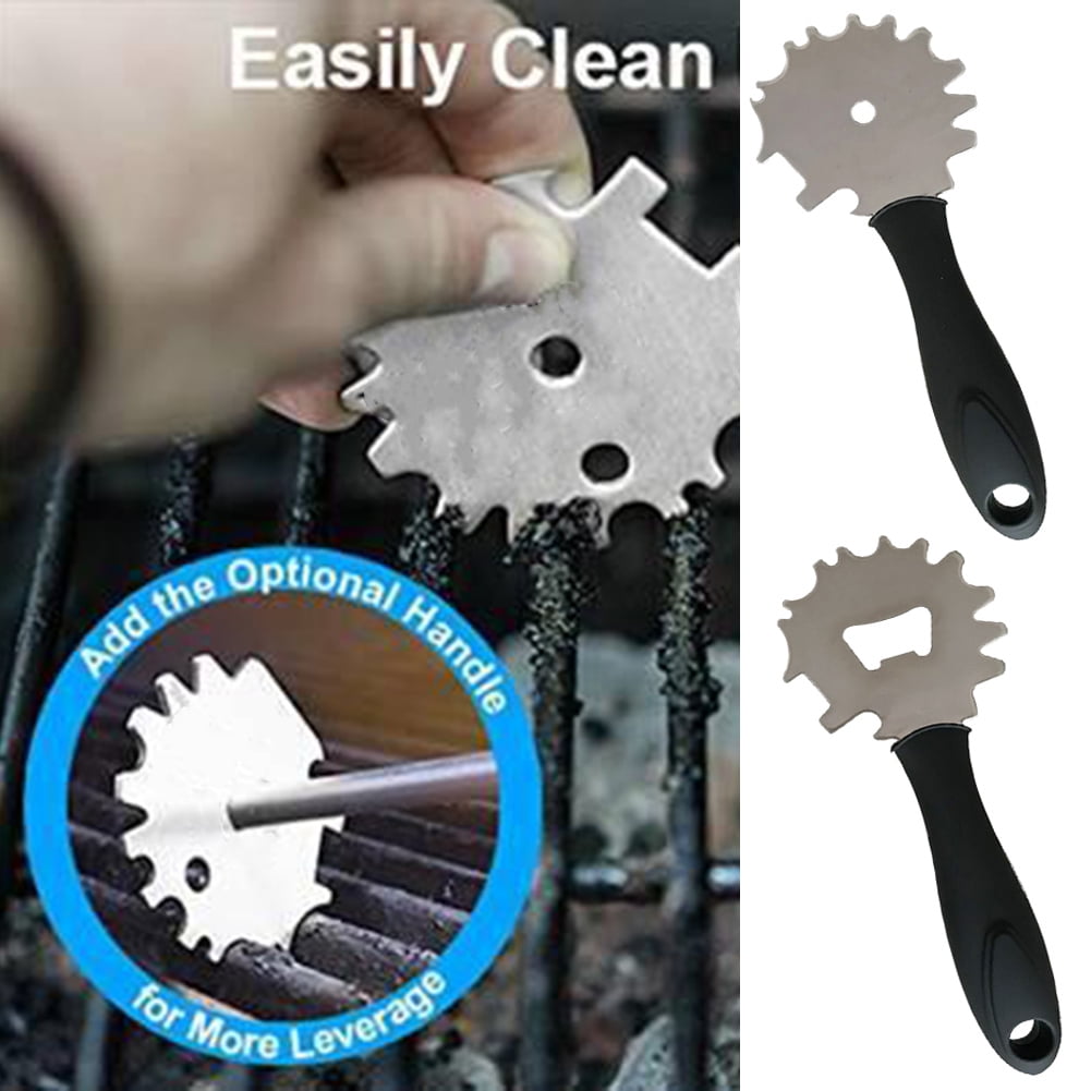 Travelwant Stainless Steel BBQ Grill Scraper- Grill Grate Cleaner ...