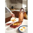 Red Copper 5 Minute Chef Electric Frying Pan Smokeless Nonstick Pan ...