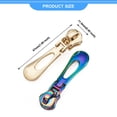 20Pcs 5 Colors Rack Plating Zinc Alloy Replacement Zipper Sliders for ...