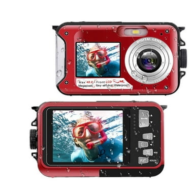 Acuvar 48MP Waterproof Dual Screen HD 1080P Digital Camera for ...