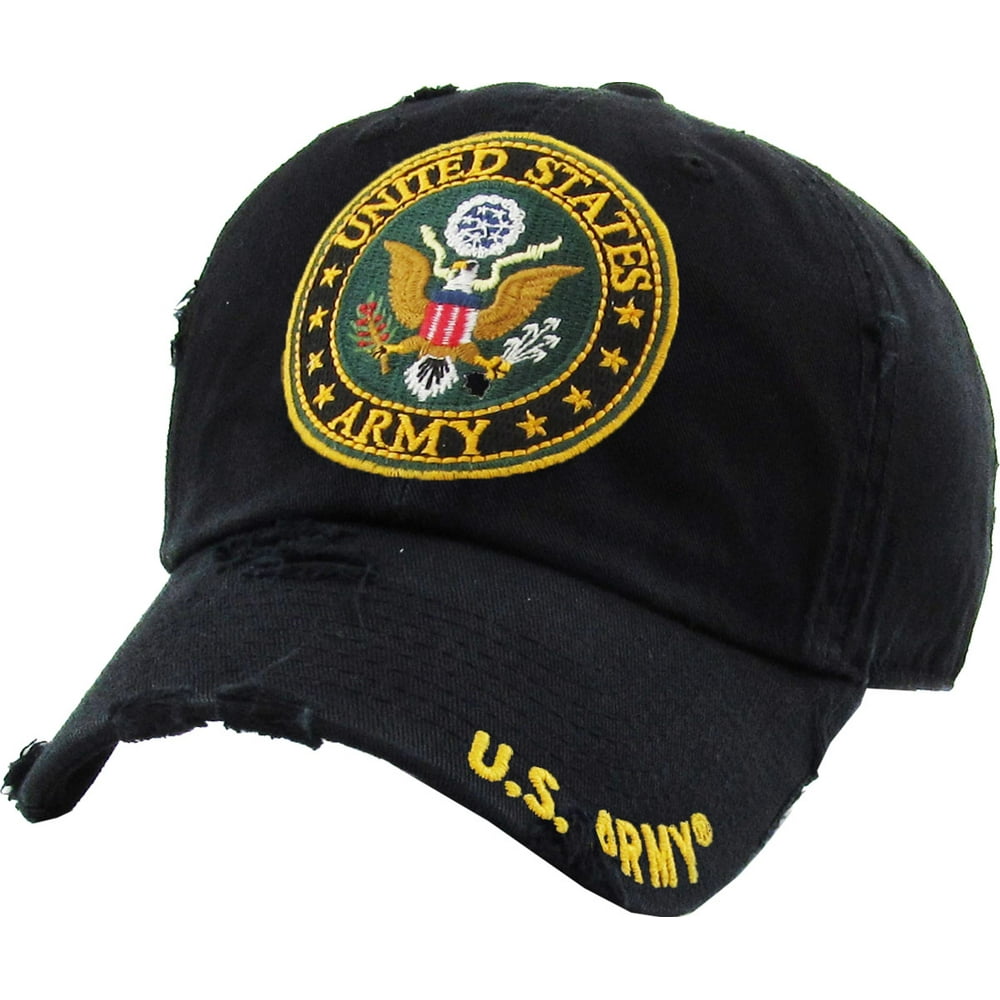 US ARMY SEAL VinTage Distressed Washed Cotton Base ball Cap - Walmart ...