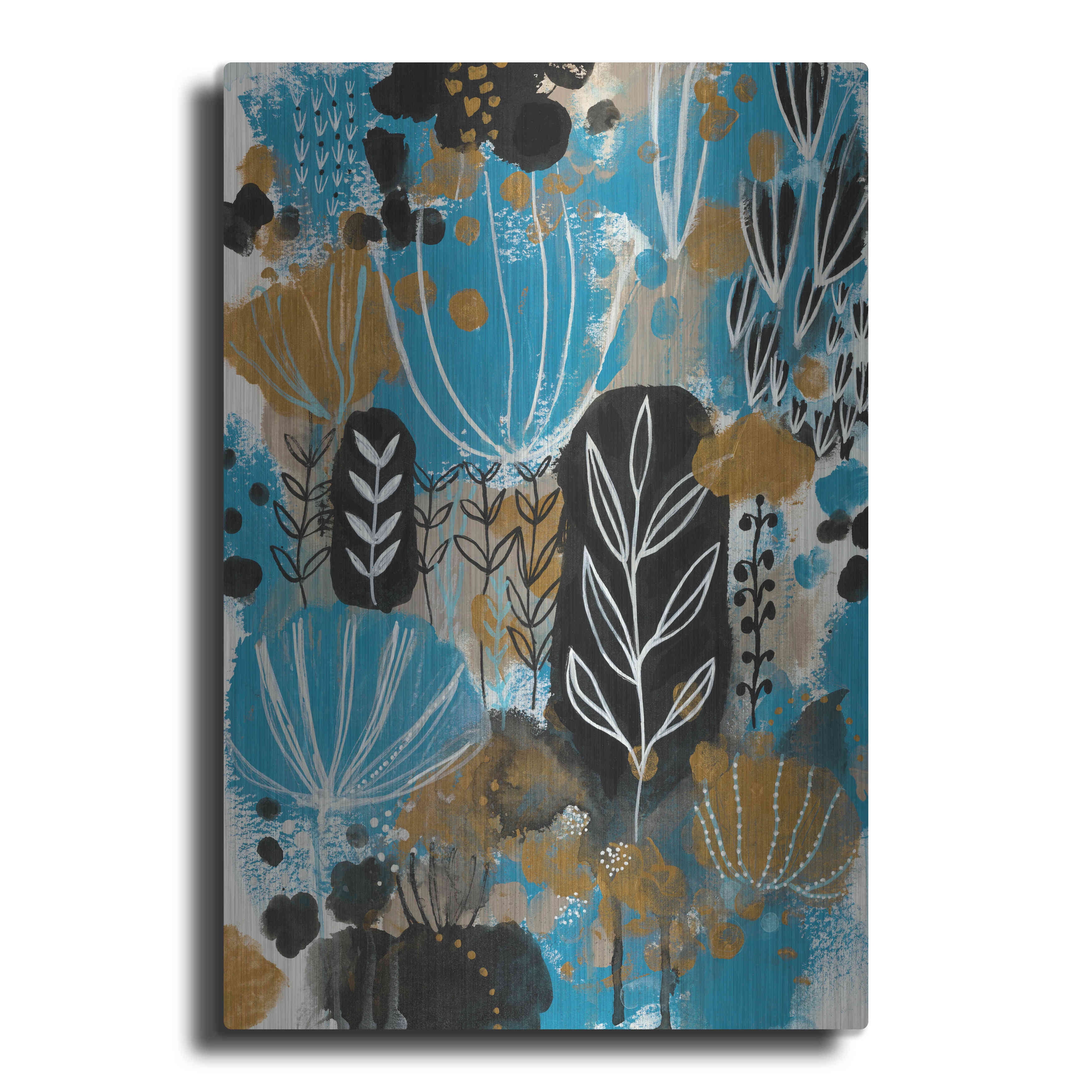 Luxe Metal Art 'January Poem by Corina Capri Metal Wall Art, 12"x16 ...