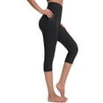 NELEUS Womens High Waist Yoga Capris Tummy Control Workout Stretch Capri Leggings with Pockets ...