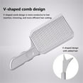 TGAJBL Curved Barber Comb, Haircut Fade Comb with Ergonomic Antistatic ...