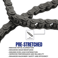 #40 Roller Chain 69 Links with 1 Connecting Link - Walmart.com