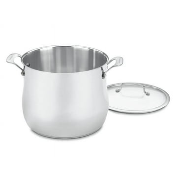 Cuisinart Contour Stainless Steel 6 Quart Pasta Pot with Cooking Lid ...