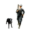 Miniature Hunter Figurine Model Resin Ornament Prop for Architectural ...