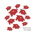 Red Mortarboard Graduation Cutouts, 12 pk - Walmart.com