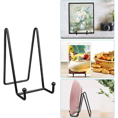 Metal Frame Stands, Plate Holders for Display, 6 Inch Display Stands ...