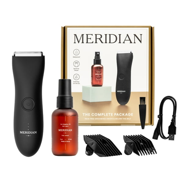 Meridian Complete Package features The Trimmer for grooming men & women ...