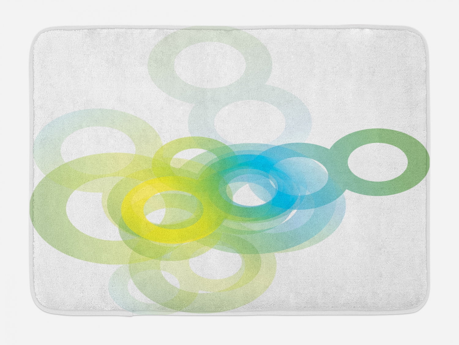 Abstract Bath Mat, Modern and Cool Design with Big and Small Ombre ...
