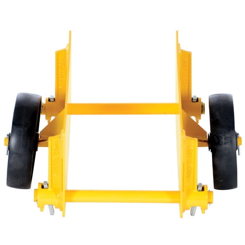 Vestil PLDL-ADJ-8GFN 8 in. Adjustable Plate & Slab Dolly with Plastic ...