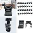 32Pcs Furniture Adjustable Legs Skirting Board Clip Plastic Levelers ...