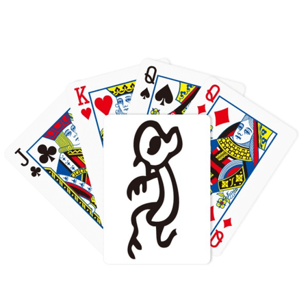 bs inscriptions chinese zodiac monkey poker playing magic card fun ...