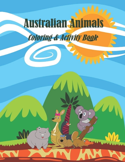 Australian Animals Coloring & Activity Book - Walmart.com