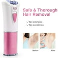 Crazyview Painless Women's Epilator Kit for Face with Cleaning Brush ...