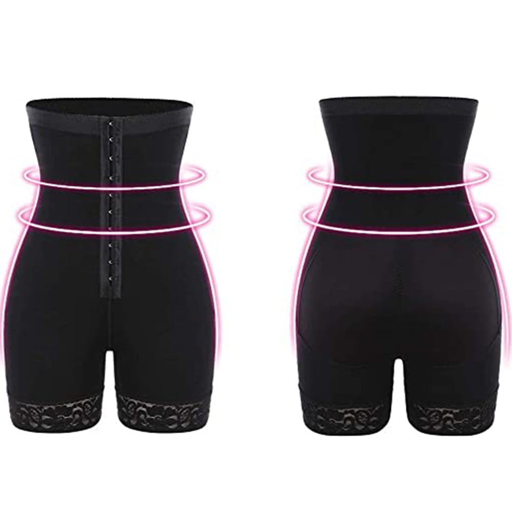 Tummy Control Body Shaper Shorts For Women High Waist Thigh Slimmer ...