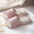 AUDeals Women’s Christmas Slippers Open Toe Memory Foam House Slippers ...