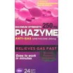 Phazyme Maximum strength gas relief 250 mg softgels, 24 ct HSA/FSA ...