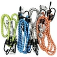 Ozark Trail Rubber Assorted Reflective Bungee Cords 12 Pack with ...
