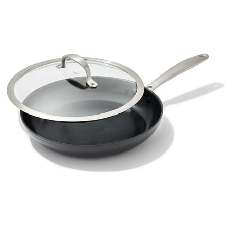 OXO Good Grips Pro Frying Pan Skillet, 10" Covered, Black | Walmart Canada
