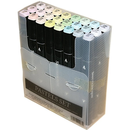 Spectrum Noir Alcohol Markers 24/Pkg-Pastels - Walmart.com