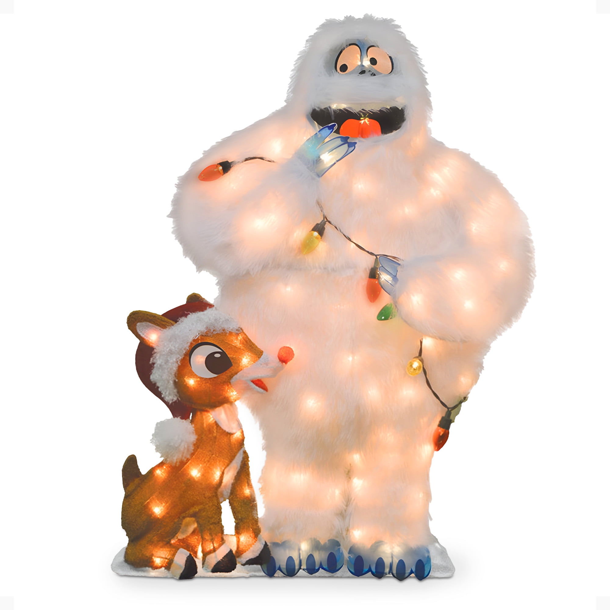 Click here for Productworks Rudolph & Bumble Pre-Lit Christmas Ya... prices