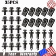 35Pcs M6 Bolts & U-nut Clips Engine Under Cover Splash Shield Guard for ...