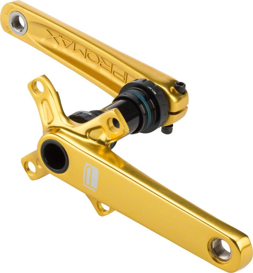 Promax CF-2 Cold Forged 2 Piece Crank 24 x 160mm Gold - Walmart.com