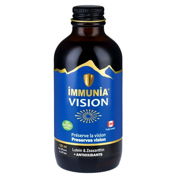Immunia VISION - Eye health antioxidant supplement. Wild blueberry ...
